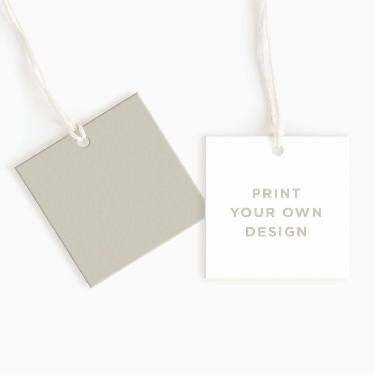 Print Your Own Square Hang Tags – Orange Valentine